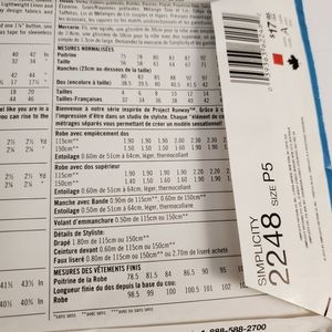 Simplicity | Other | Simplicity Misses Summer Dress 2248 Project Runway ...